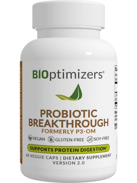 BIOptimizers, Probiotic Breakthrough (Formerly P3-OM), 60 Veggie Caps – Herbs Direct
