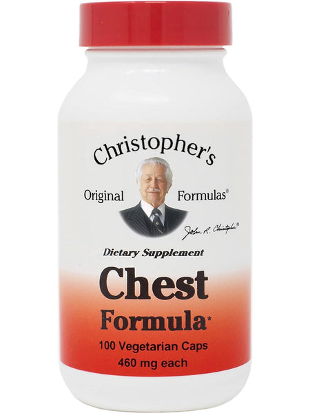 Christopher's Original Formulas, Chest Formula, 100 Vegetarian Caps – Herbs Direct