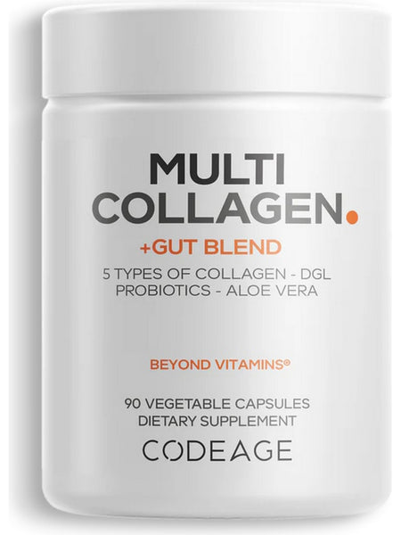 Codeage, Multi Collagen + Gut Blend, 90 Capsules – Herbs Direct