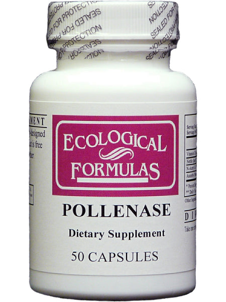 Ecological Formulas, Pollenase, 50 Capsules – Herbs Direct