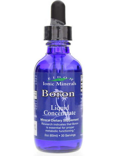Eidon Ionic Minerals, Boron, Liquid Concentrate, 2 oz (60ml) – Herbs Direct