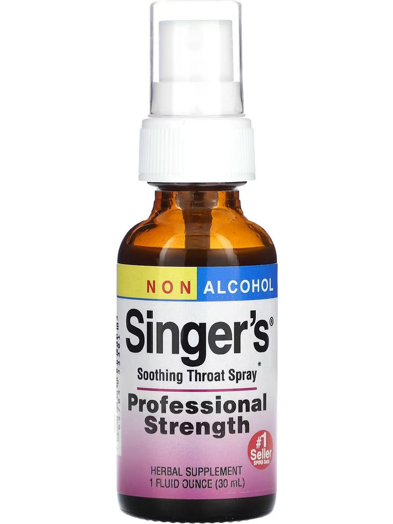 Herbs Etc., Non Alcohol Singer's Soothing Throat Spray, Professional S ...