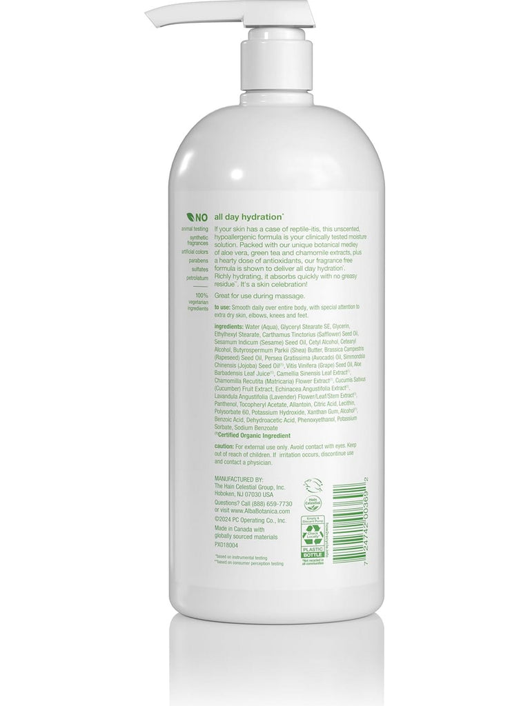 Alba Botanica, Daily Moisturizing Lotion, Sensitive Skin, Fragrance Fr ...