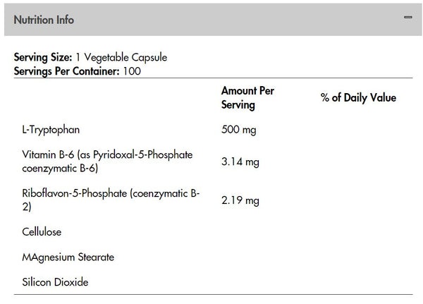 Montiff, Trypto Plus, 100 Capsules – Herbs Direct