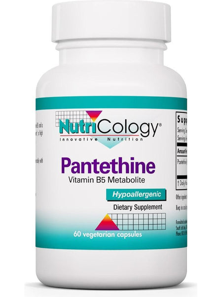 NutriCology, Pantethine Vitmain B5 Metabolite, 60 Vegetarian Capsules ...