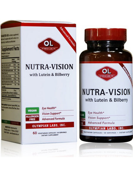 Olympian Labs, Nutra Vision, 60 Vegetarian Capsules – Herbs Direct