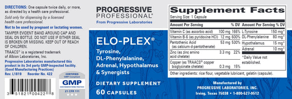 Progressive Labs, Elo-Plex, 60 Capsules – Herbs Direct