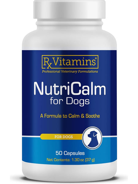 Rx Vitamins for Pets, NutriCalm for Dogs, 50 Capsules – Herbs Direct