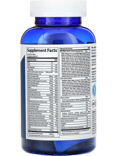 Trace Minerals, Complete Foods Multi, 240 Tablets – Herbs Direct