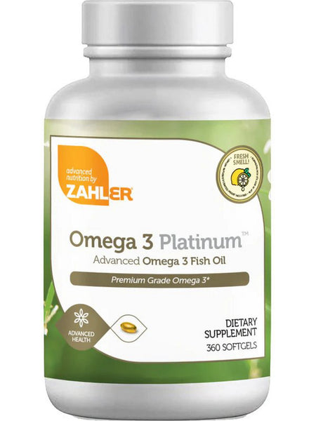 Advanced Nutrition by Zahler, Omega 3 Platinum, 360 Softgels – Herbs Direct