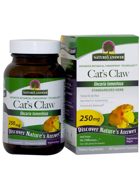 Cat's Claw Inner Bark Standardized, 60 vegicaps – Herbs Direct